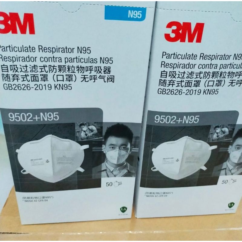 Jual Masker 3M 9502+ N95 partikule respirator | Shopee Indonesia