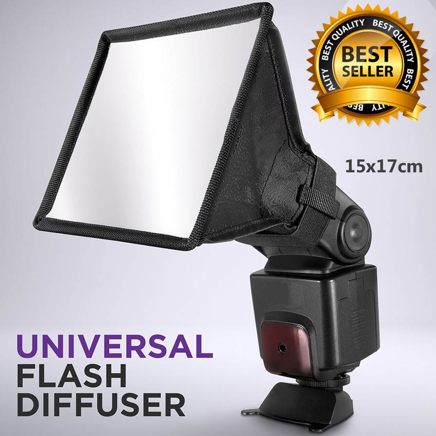 Jual Universal Softbox Flash Diffuser Camera DSLR 15 x 17 cm Light ...