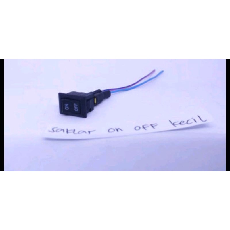 Jual murah on off kecil / saklar / swich ON OFF universal | Shopee ...