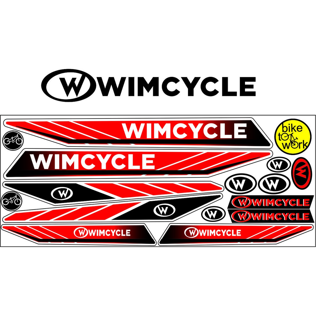 Jual STICKER ALL SEPEDA BIKE ART STRIPING WIMCYCLE | Shopee Indonesia