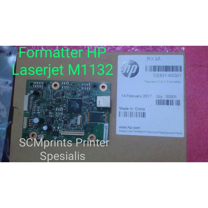 Jual Formatter Board HP Laserjet M1132 Multifunction / USB Board M1132 ...