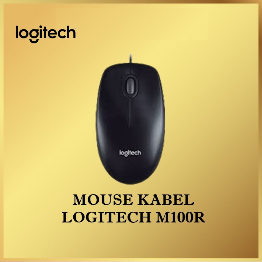 Jual Mouse Kabel Logitech M100R / Logitech M100R Wired Mouse | Shopee ...