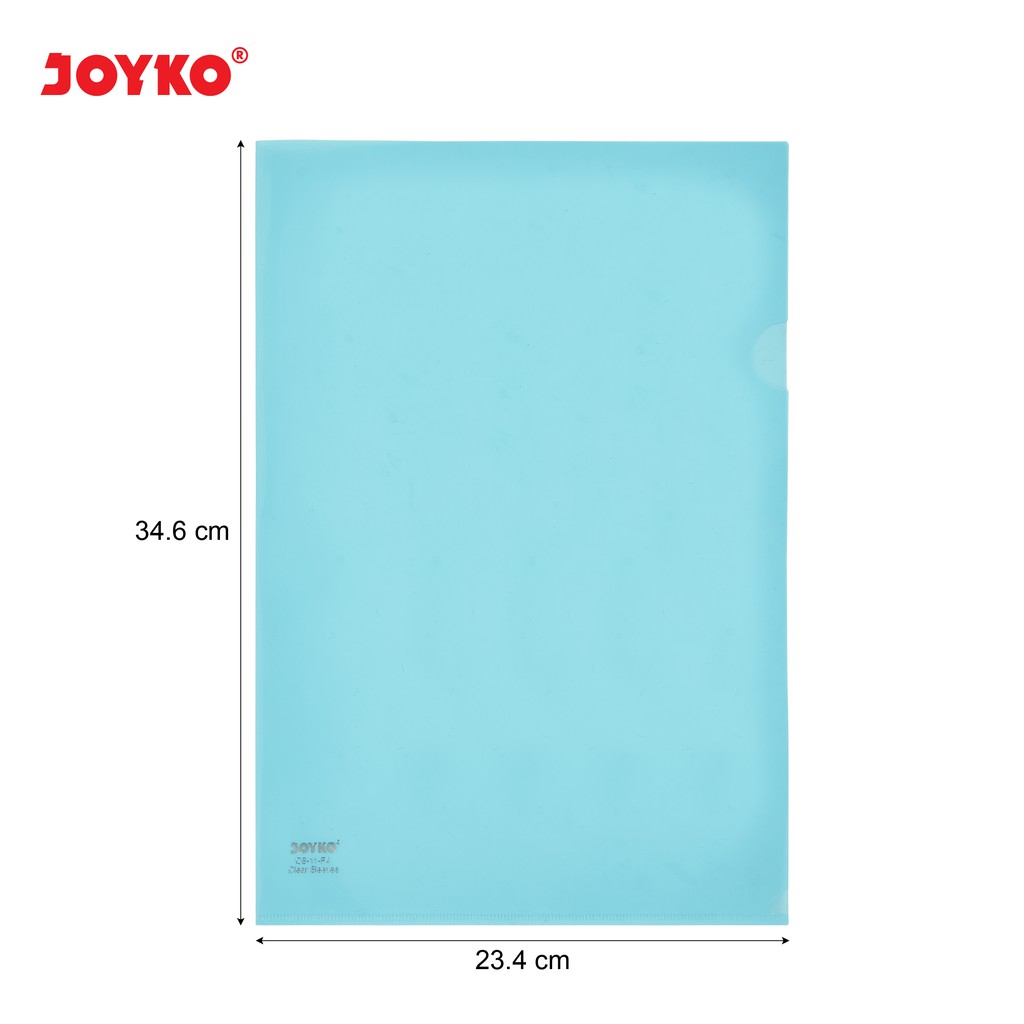 Jual Map L Plastik Bening Clear Sleeves Joyko CS-11-F4 Pastel Color ...