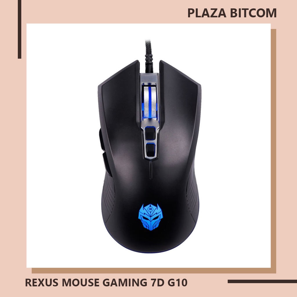 Jual Mouse Gaming REXUS G10 7D ORIGINAL 100% | BITCOM PLAZA | Shopee ...