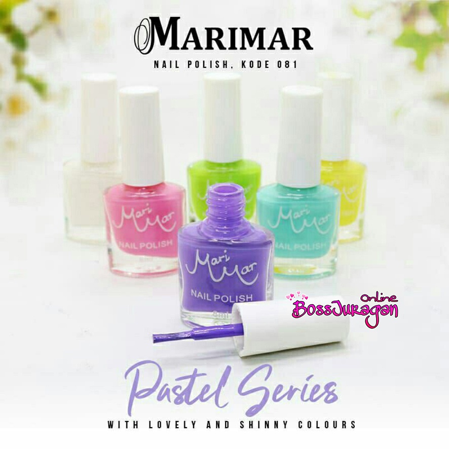 Jual (BOSS) (CUCI GUDANG) MARIMAR Nail Polish Pastel Series 8ml - Cat ...