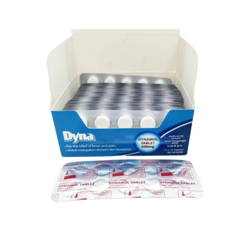 Jual Dynamol Tablet 500mg/Paracetamol Malaysia | Shopee Indonesia