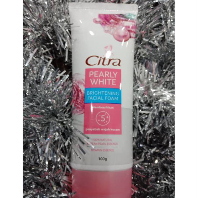 Jual CITRA PEARLY WHITE FACIAL FOAM 100G&50G | Shopee Indonesia