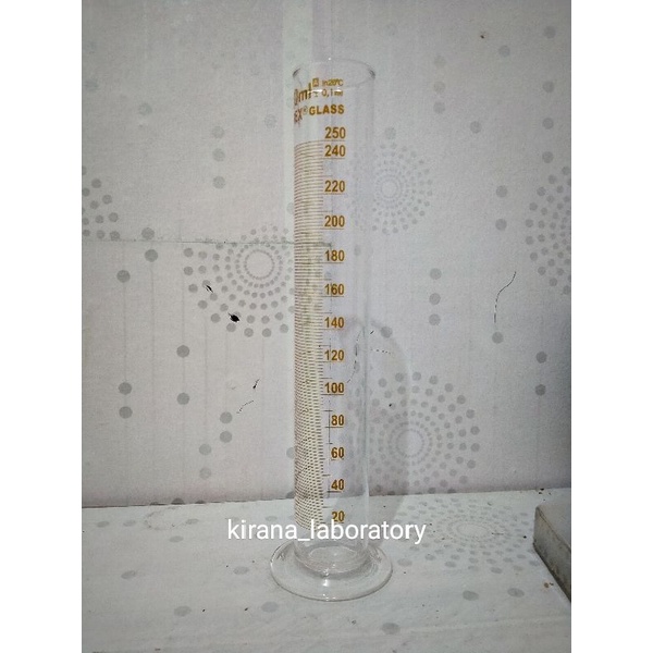 Jual Measuring Cylinder 250ml PYREX - gelas ukur 250ml Pyrex class A ...