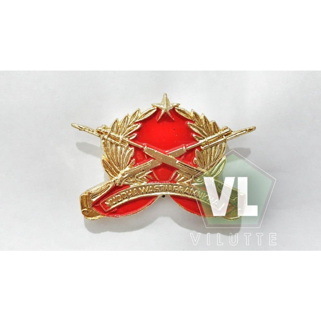 Jual PREMIUM - Emblem Baret Infanteri Infantri TNI AD l Emblem Topi ...