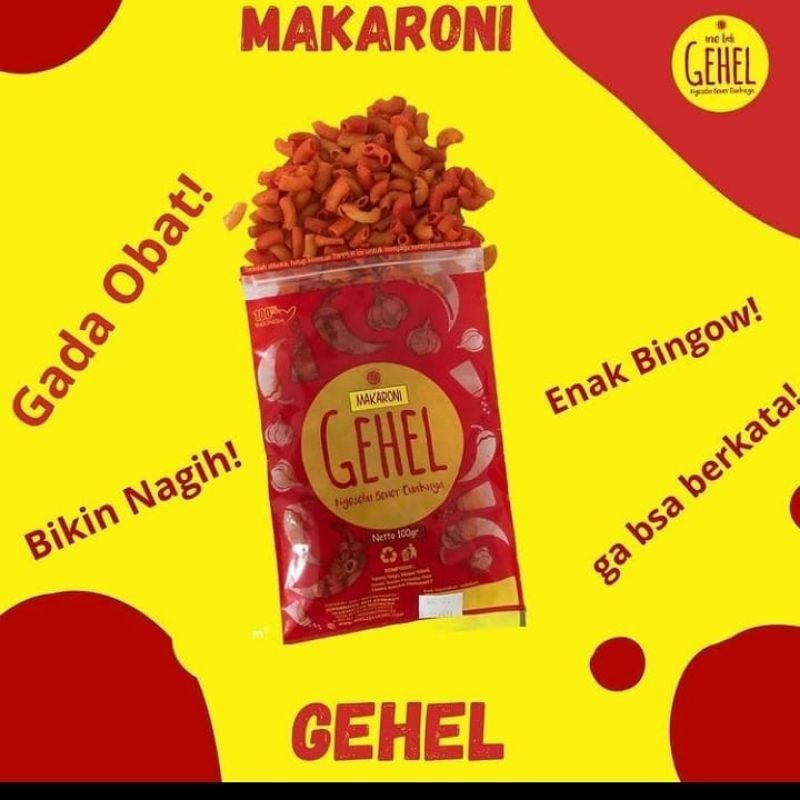Jual Makaroni Gehel 100gr Pedes Biasa | Shopee Indonesia
