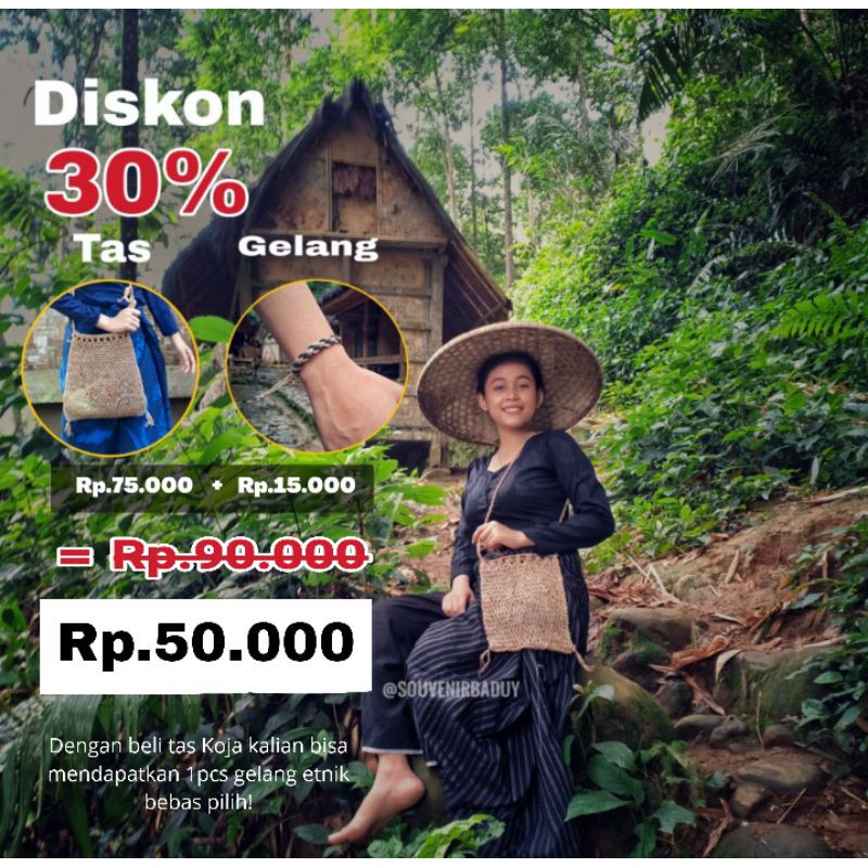 Jual Tas koja rajutan kulit kayu | Shopee Indonesia