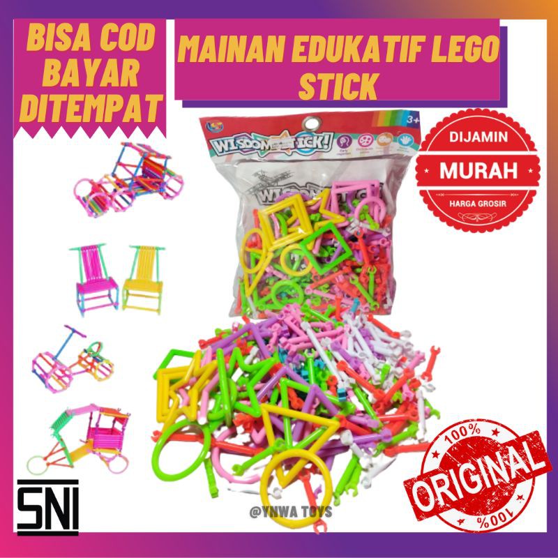 Jual [ORIGINAL ISI BANYAK] MAINAM EDUKASI ANAK EDUKATIF BUILDING BLOCKS ...