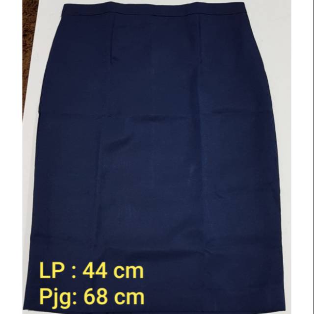 Jual Rok Kantor Biru Tua | Shopee Indonesia