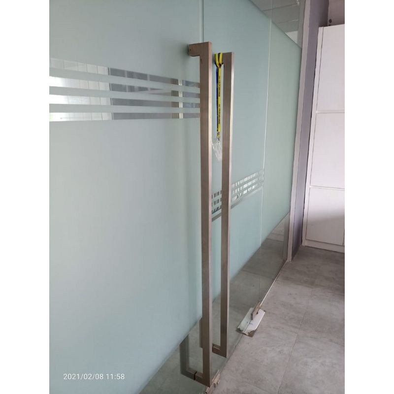 Jual Handle pintu kaca dan kayu stainless steel baut tembus bisa custom ...