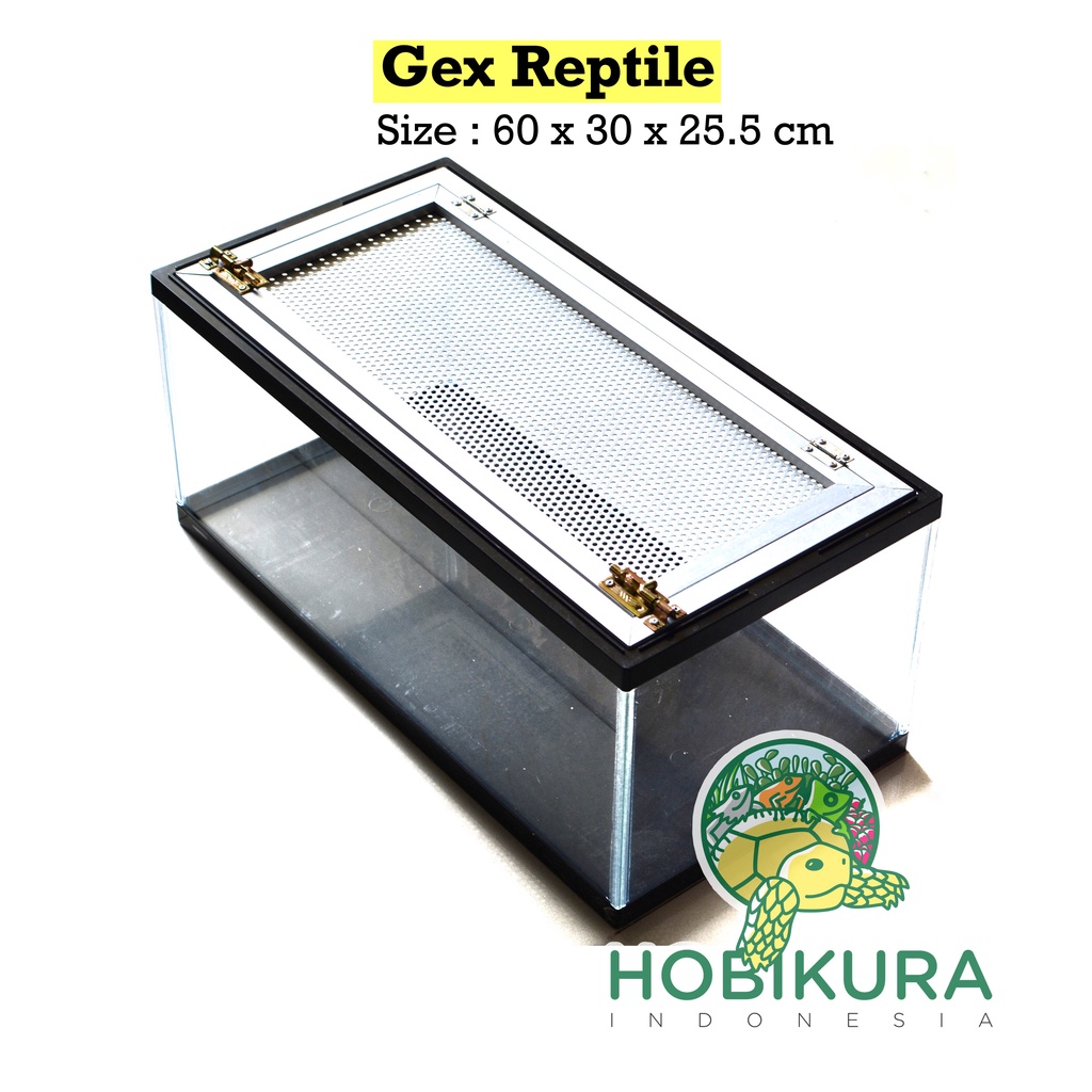 Jual Gex Reptile Aquarium L / Kandang Kadal Gecko Ular Kura Air Res Brazil | Shopee Indonesia