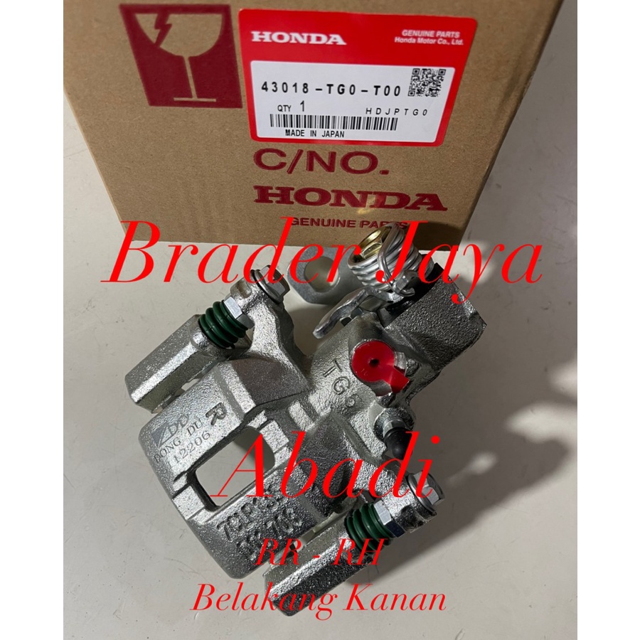 Jual CALIPER KALIPER REM RODA BELAKANG KAMPAS KANVAS CITY GM2 JAZZ GE8 ...