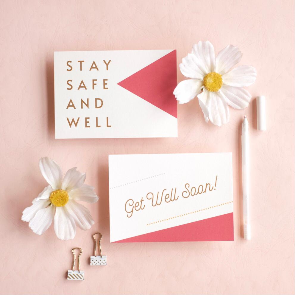 Jual Stay Safe Greeting Card / Kartu Ucapan Letterist | Shopee Indonesia