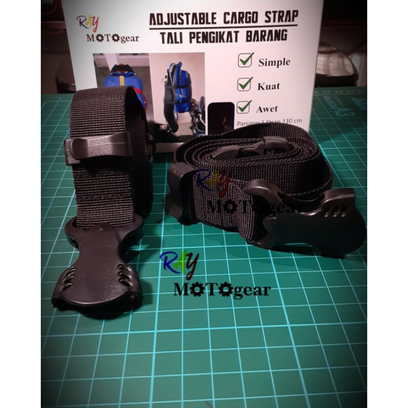 Jual Adjustable Cargo Strap / Tali Motor / Tali Pengikat Barang Untuk ...