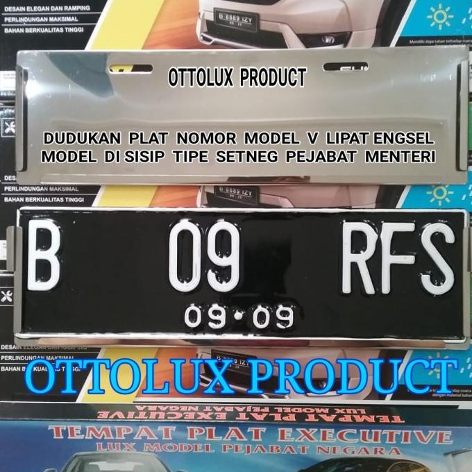Jual Tempat plat nomor mobil. Dudukan plat nomor Tipe Pejabat. Setneg ...
