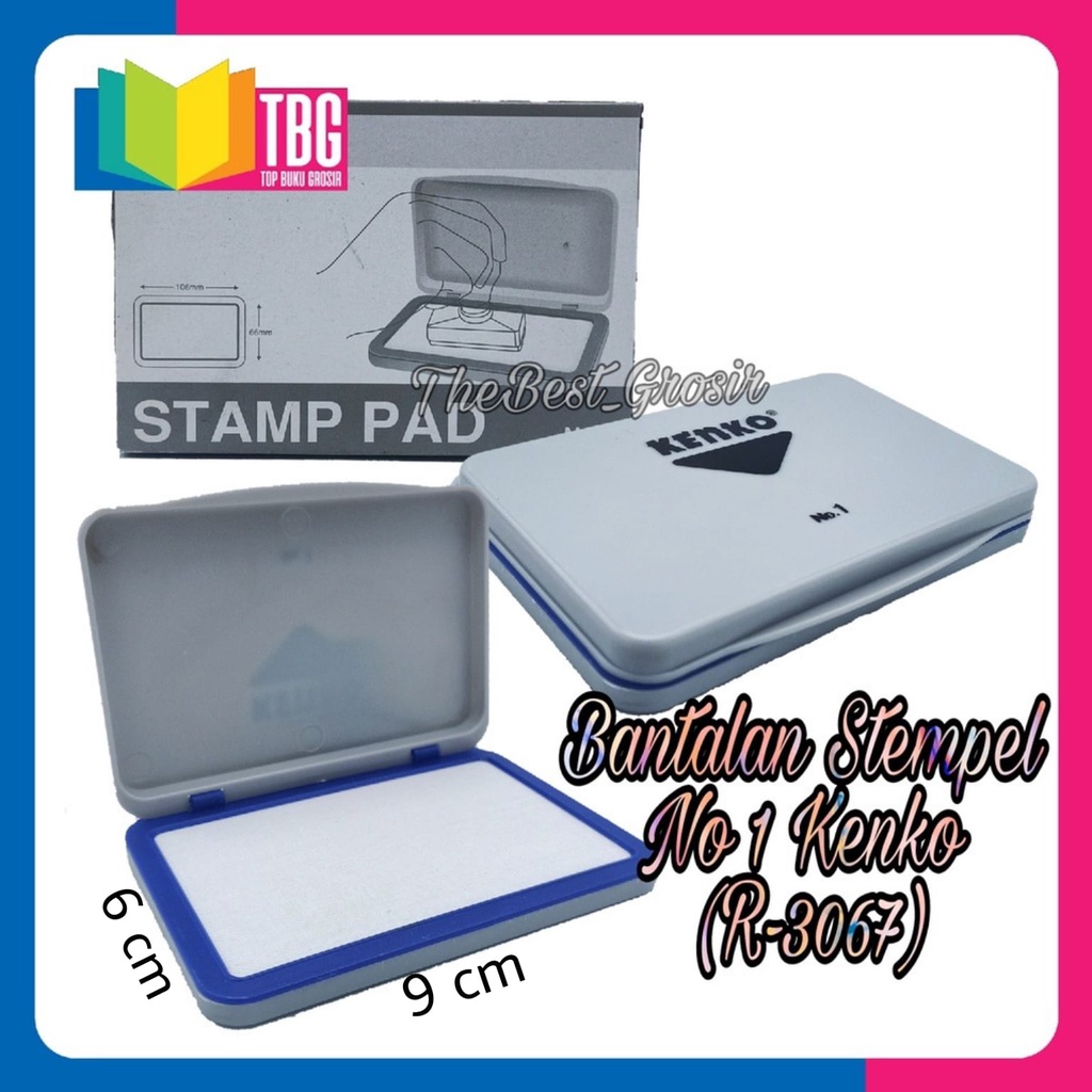 Jual 1 PCS BANTALAN STEMPEL NO 1 KENKO / BAK TINTA STAMPEL / STAMP PAD ...