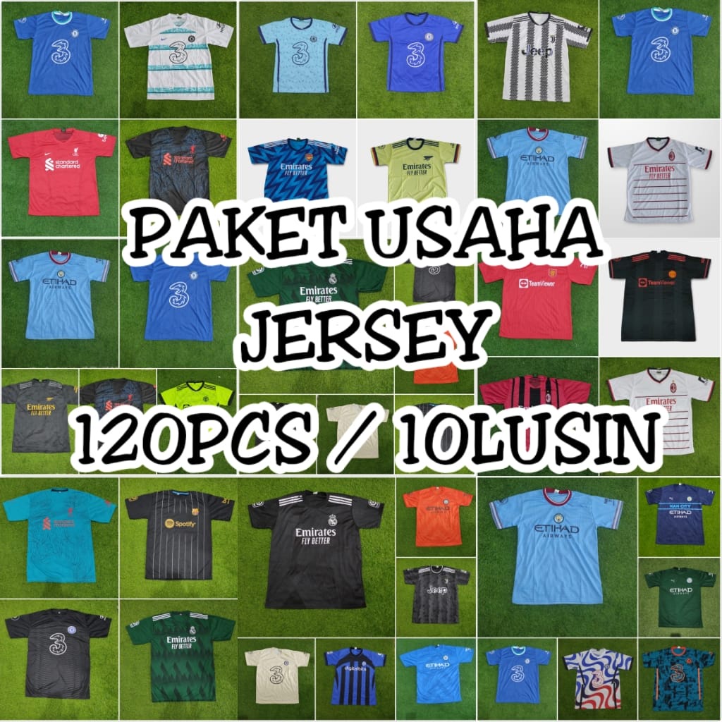 Jual paket usaha jersey club eropa grade lokal | Shopee Indonesia