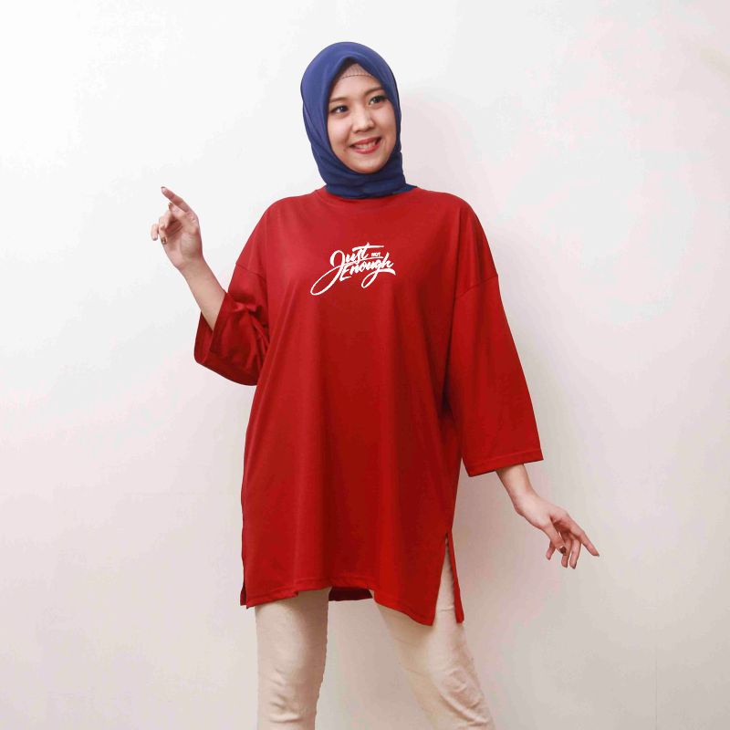 Jual oversize hijab wanita terbaru JUST NOTE ENOGHT premium | Shopee ...