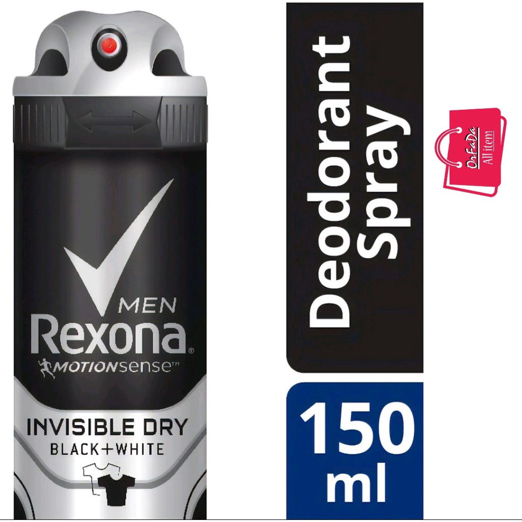Jual Rexona Men Invisible Dry Deodorant Spray 150ml | Shopee Indonesia