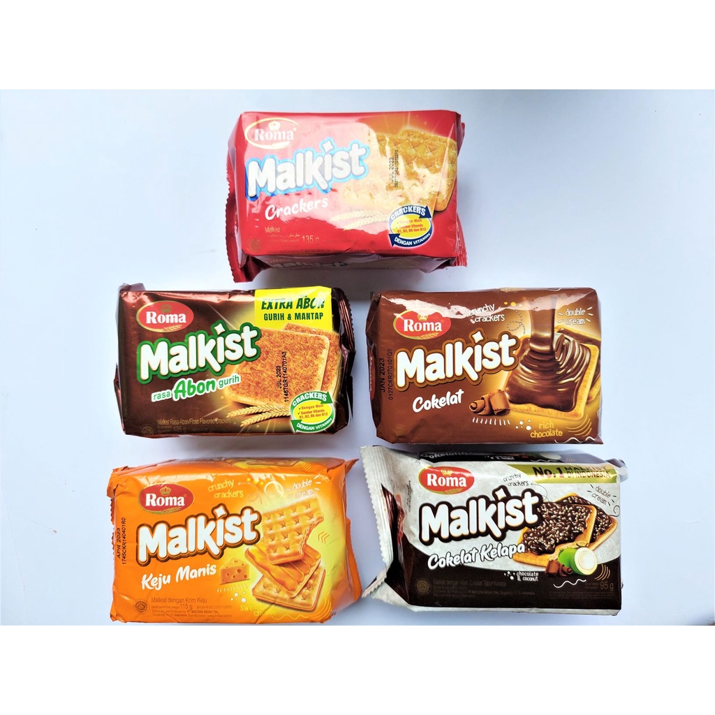 Jual Roma Malkist Pack All Variant / Roma Malkist Pack Coklat k Abon ...