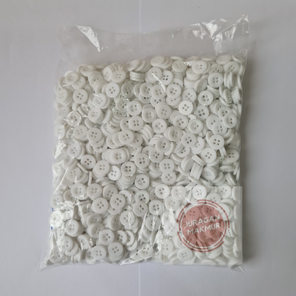 Jual [1440 Pcs] Kancing Lubang 4 (Kancing Kemeja) diameter 11.5mm dan ...