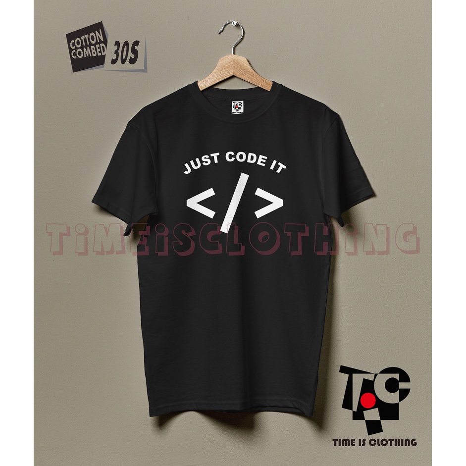 Jual Kaos Baju Distro PROGRAMMER IT KODING CODING 30s | Shopee Indonesia