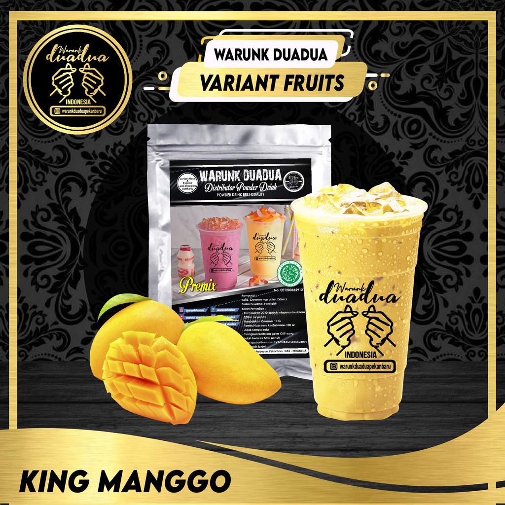 Jual MANGGA 1kg / Bubuk Minuman Premix Rasa MANGGA Powder Drink 1kg ...