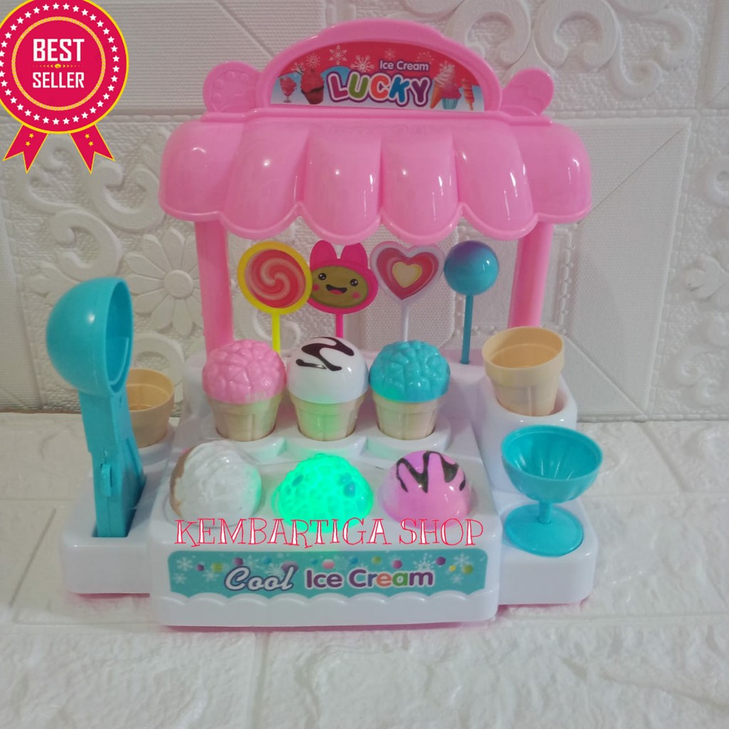 Jual Mainan anak ice cream candy house musik dan lampu aneka es krim ...