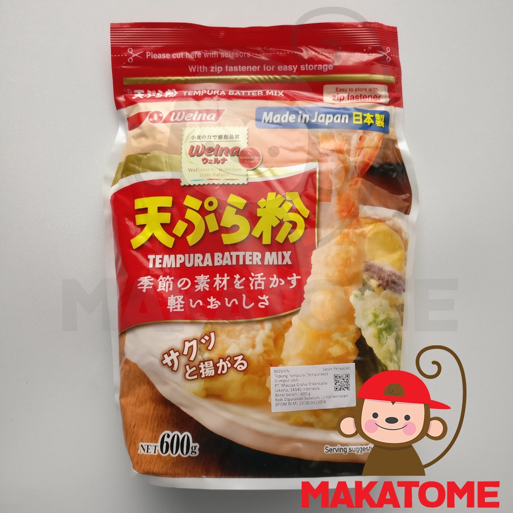 Jual Nissin Welna Tempura Ko 600gr tepung bumbu tempurako 600 gr jepang ...