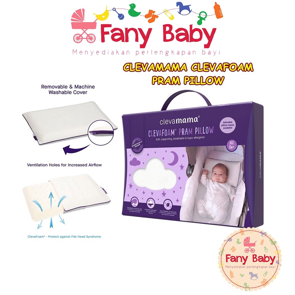 Jual Clevamama Clevafoam Pram Pillow | Shopee Indonesia
