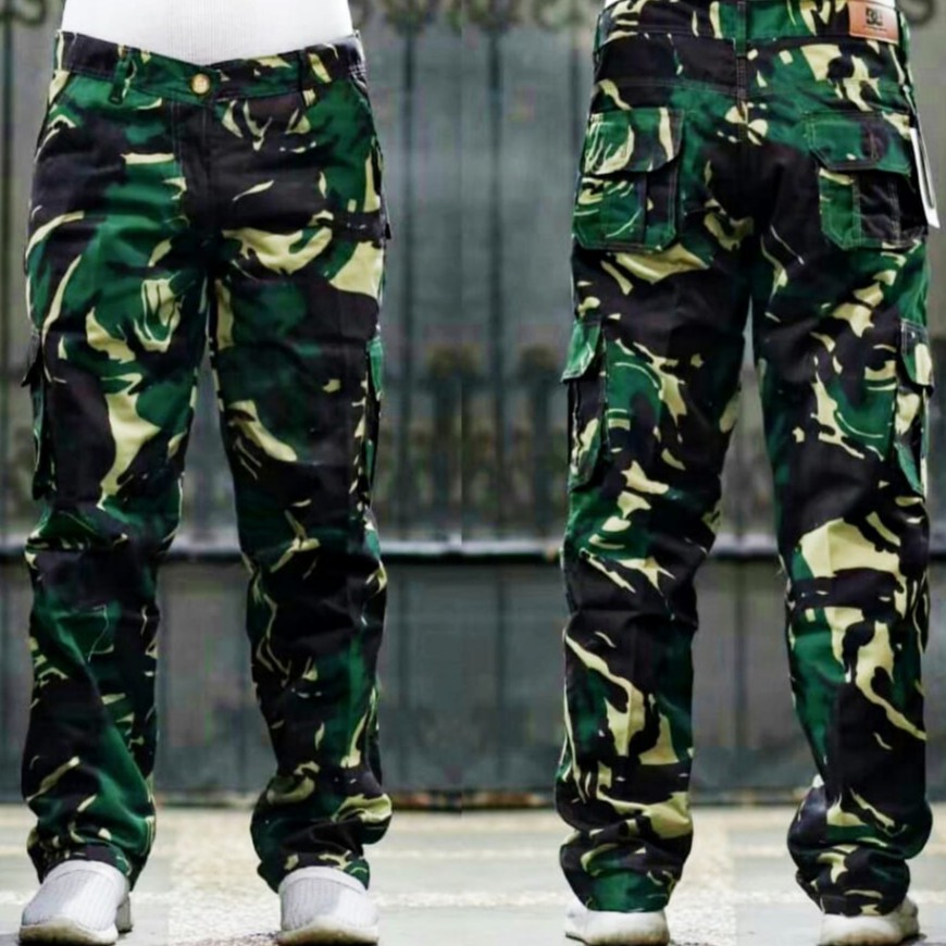 Jual Celana Cargo Doreng Army Panjang Warna Hijau Size 28-38 | Shopee ...