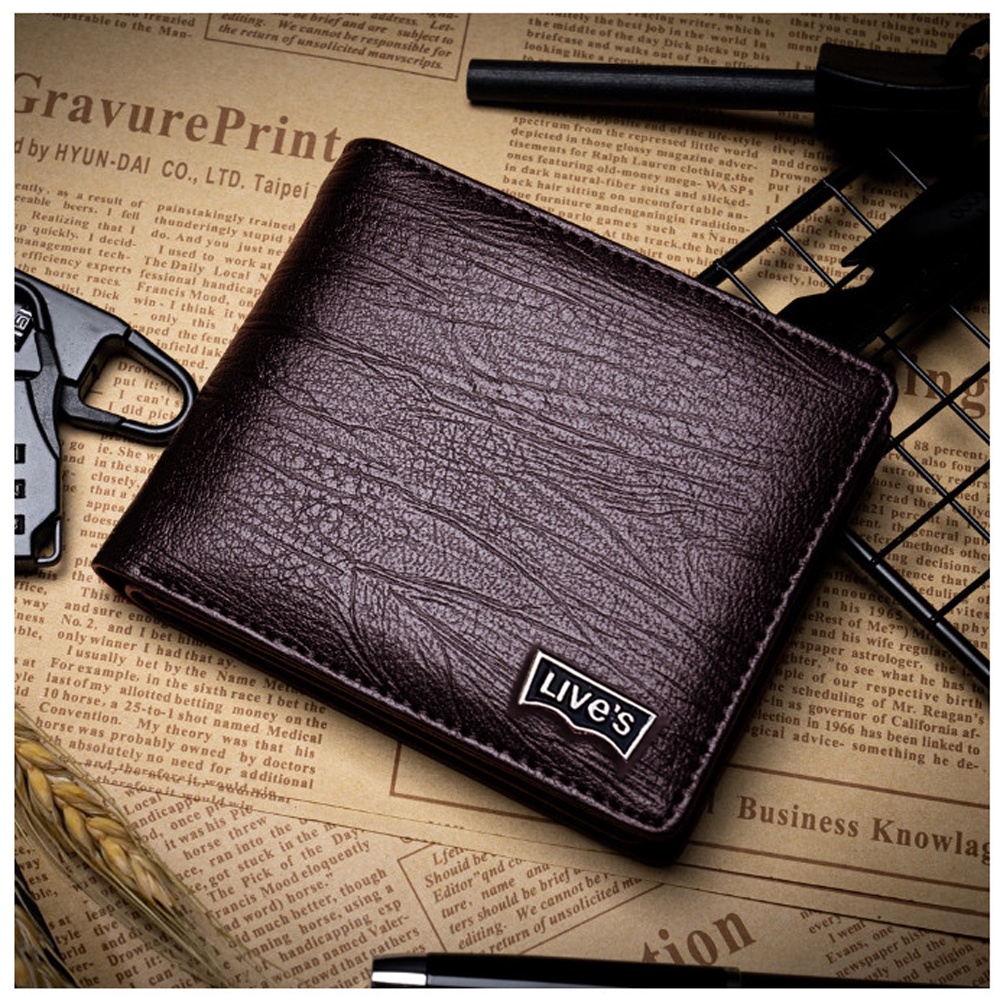 Jual Dompet Pria Original Dompet Pria Branded Bahan Kulit PU Import ...