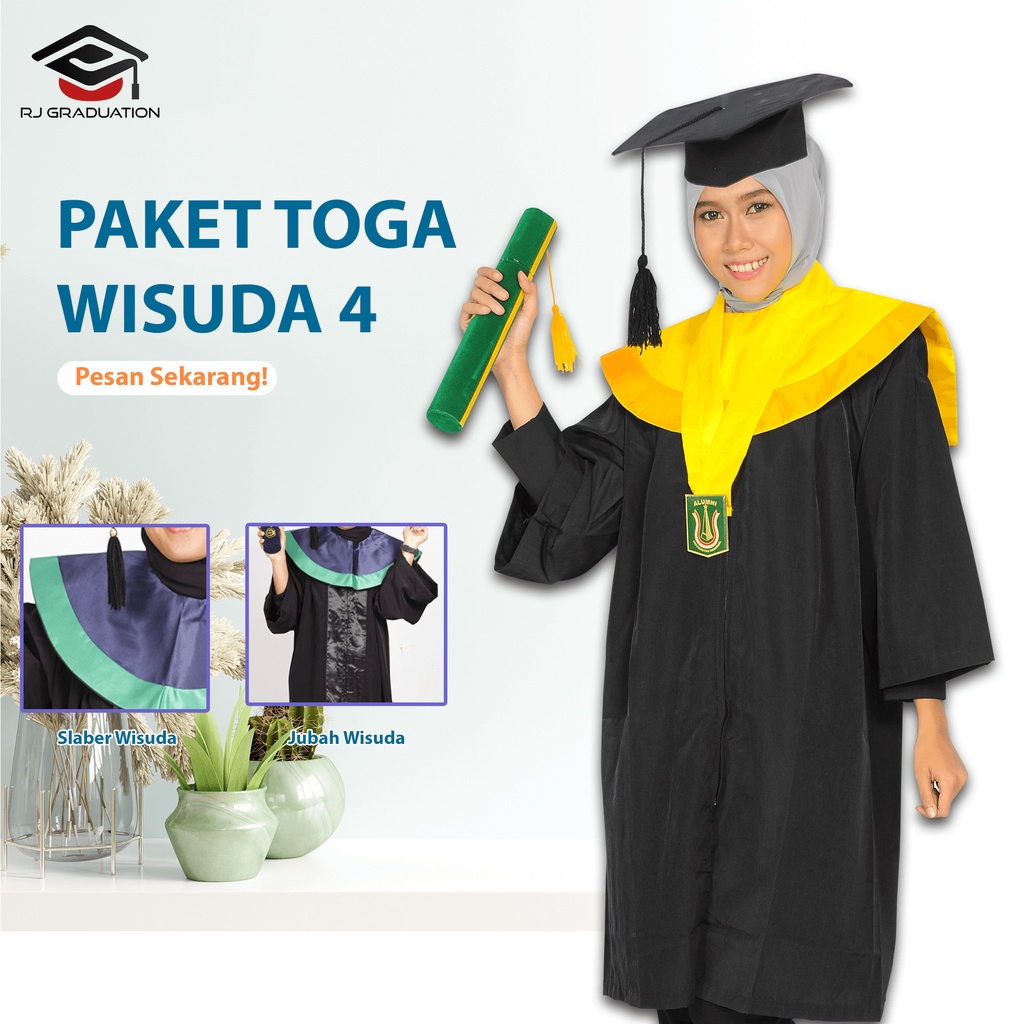 Jual Paket Toga Wisuda / Jual Paket Toga Wisuda / Paket Perlengkapan Wisuda | Shopee Indonesia
