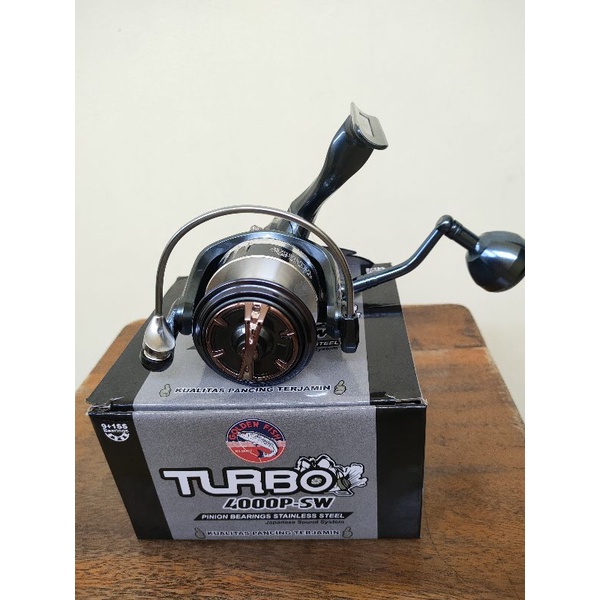 Jual Reel Golden Fish TURBO 4000 SW | Shopee Indonesia
