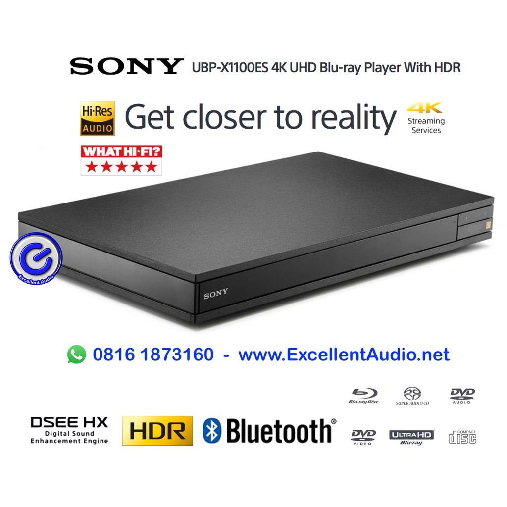 Jual Sony UBP X1100ES X1100 ES 4K HDR Ultra HD Bluray DVD CD player | Shopee Indonesia
