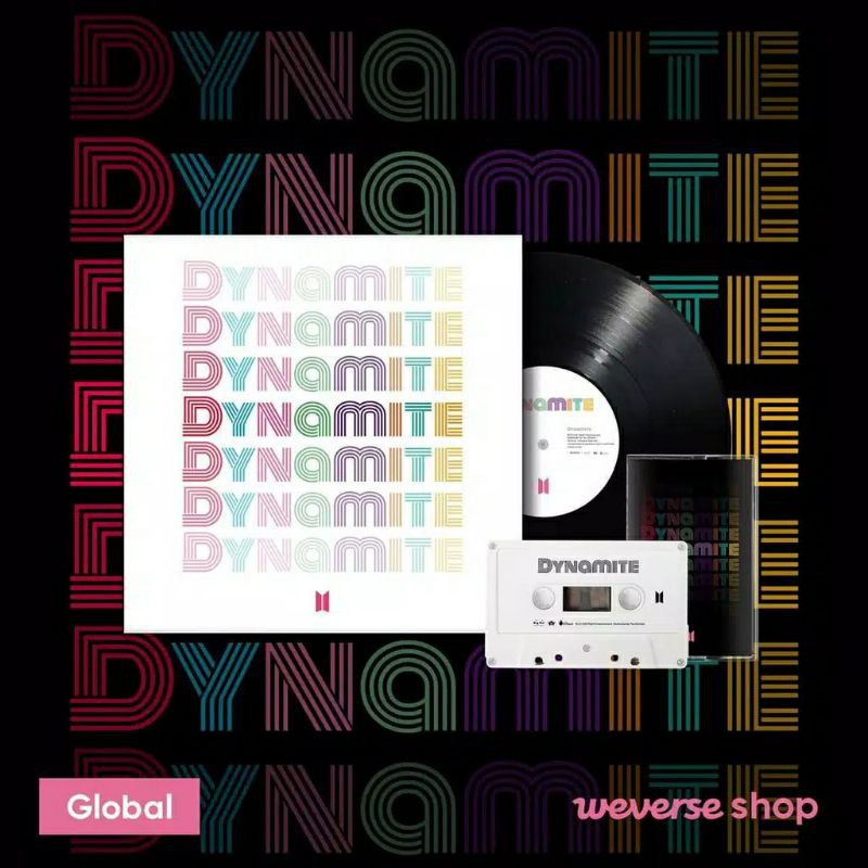 Jual OFFICIAL VINYL BTS DYNAMITE (READY STOCK) | Shopee Indonesia