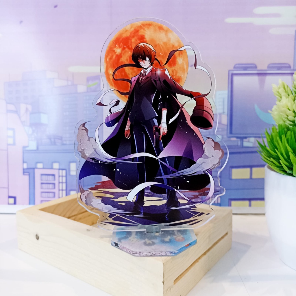 Jual Standee Akrilik Anime Bungou Stray Dogs BSD Dazai Osamu Anime ...