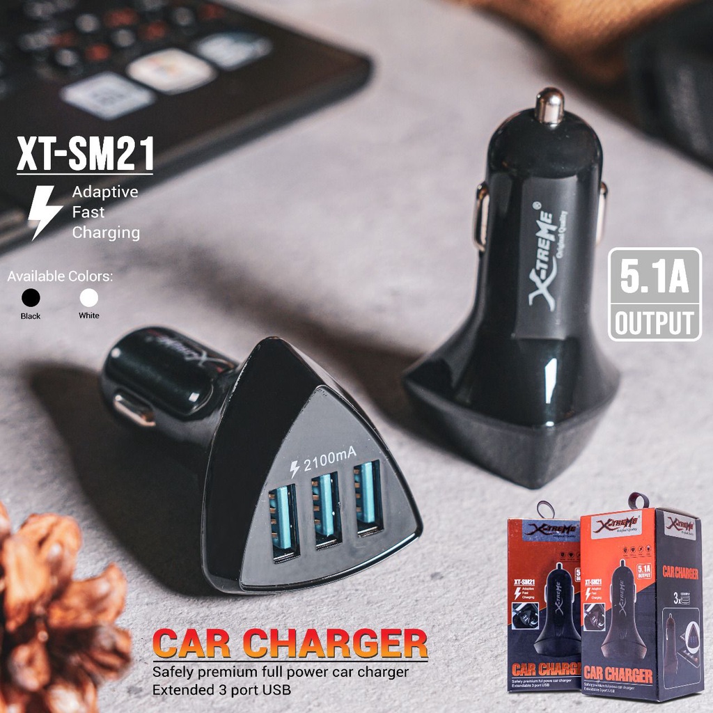 Jual SAVER MOBIL XTREME 3USB 5A NON KABEL | Shopee Indonesia