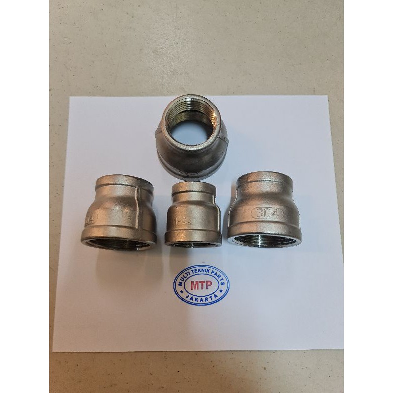 Jual Reducer / Vlok Sock / V Sok Stainless 304 2 x 1 1/2" inch | Shopee ...