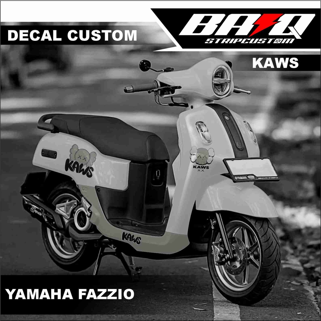 Jual DECAL YAMAHA FAZZIO - DECAL FAZZIO VARIASI KAWS | Shopee Indonesia