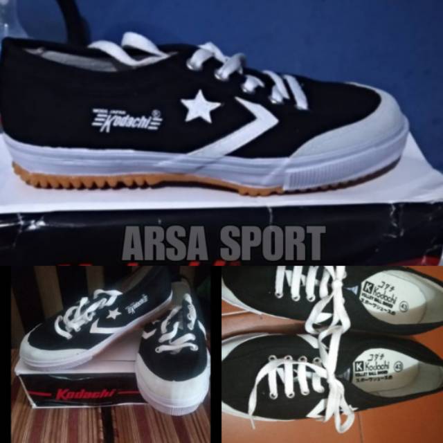 Jual Sepatu Kodachi Hitam Putih Star Cefron 8119 Sepatu Capung Sepatu ...