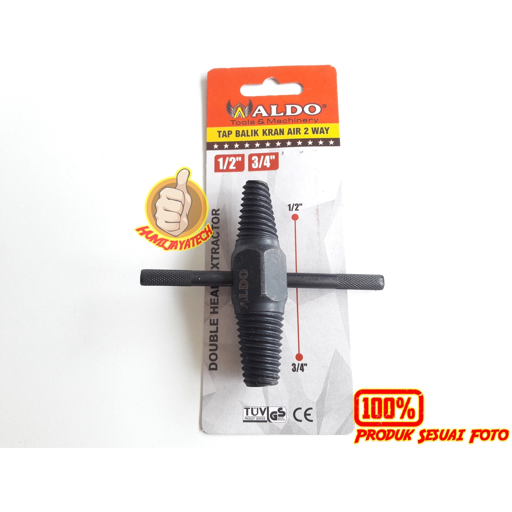 Jual Tap Balik Kran Air Patah Ukuran 1/2" dan 3/4" Aldo / Screw ...