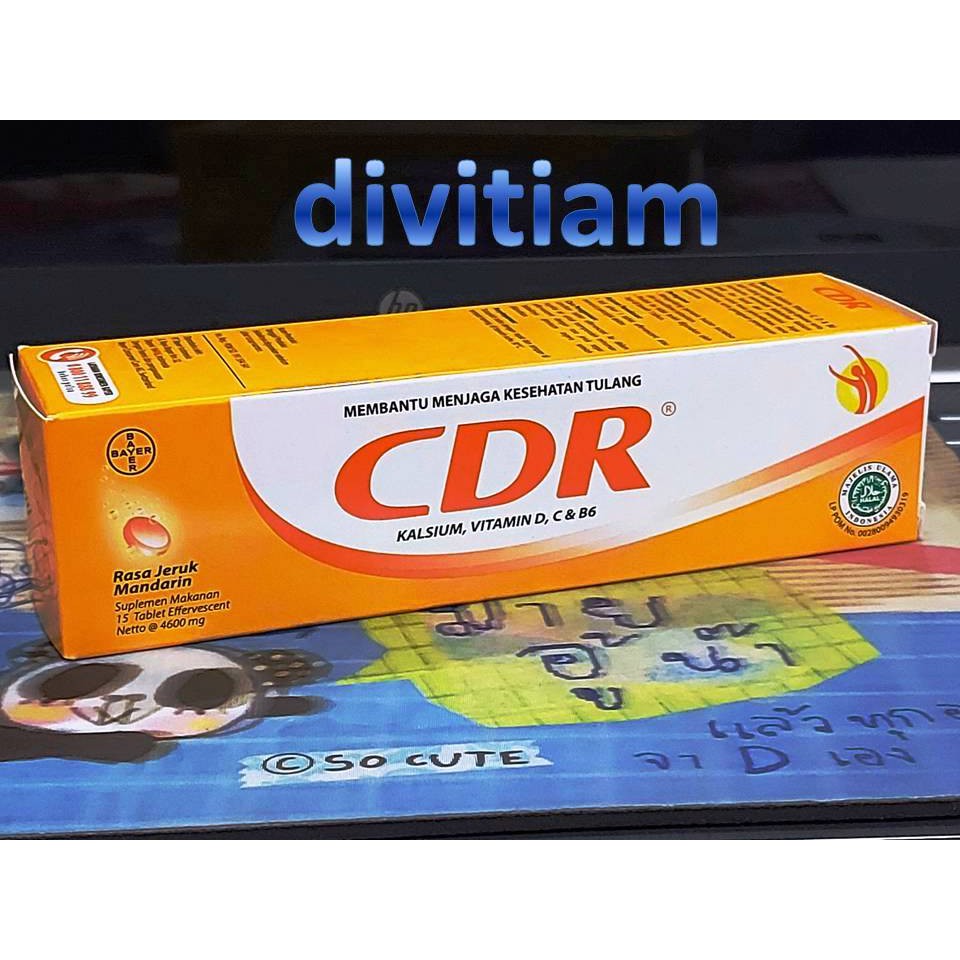 Jual CDR 15 tablet - Rasa Jeruk Mandarin | Shopee Indonesia
