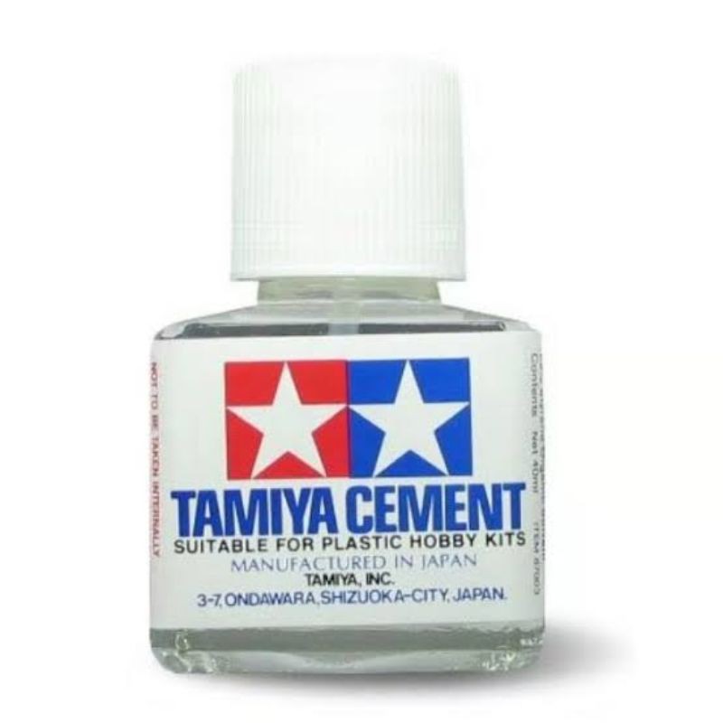 Jual Tamiya cement 87003 40ml lem mokit semen Model kit | Shopee Indonesia