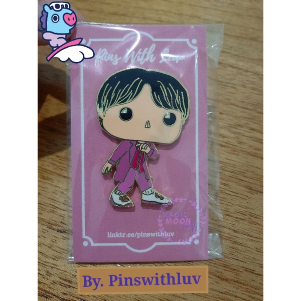 Jual BTS ENAMEL PINS BTS RM JIN JHOPE SUGA JUNGKOOK V JIMIN ENAMEL PINS ...