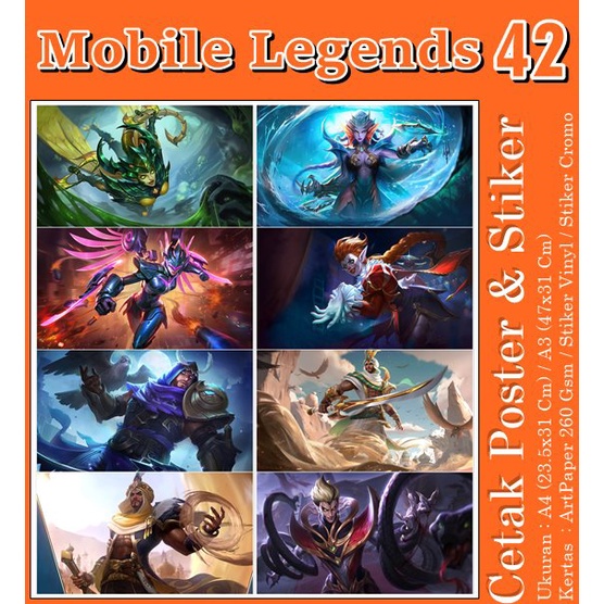 Jual Sticker Poster | Mobilelegends | Mlbb | Mobile Legends Bangbang ...